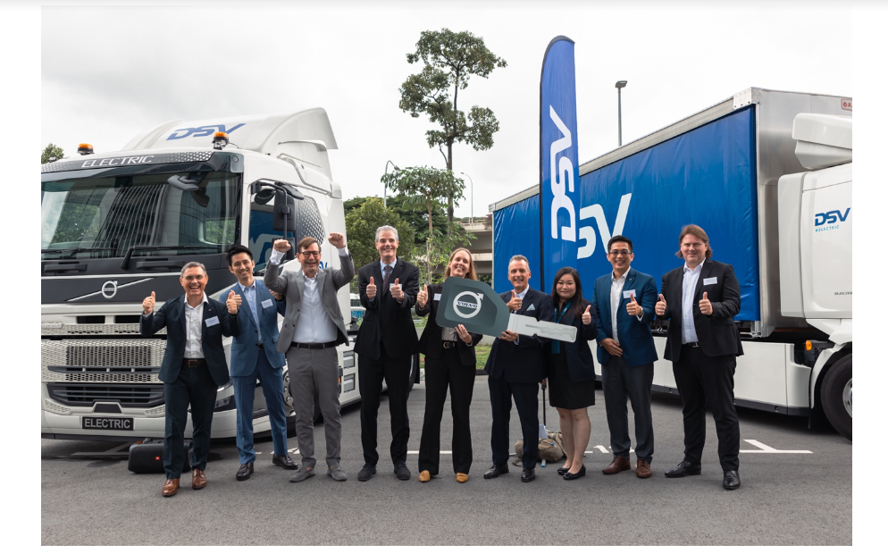 DSV Air & Sea Singapore Introduces Electric Trucks in Push for ...