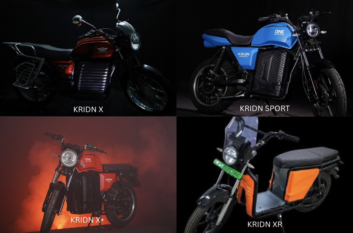 One Electric Unveils Four New EV Motorcycles, Led by Affordable Kridn X ...